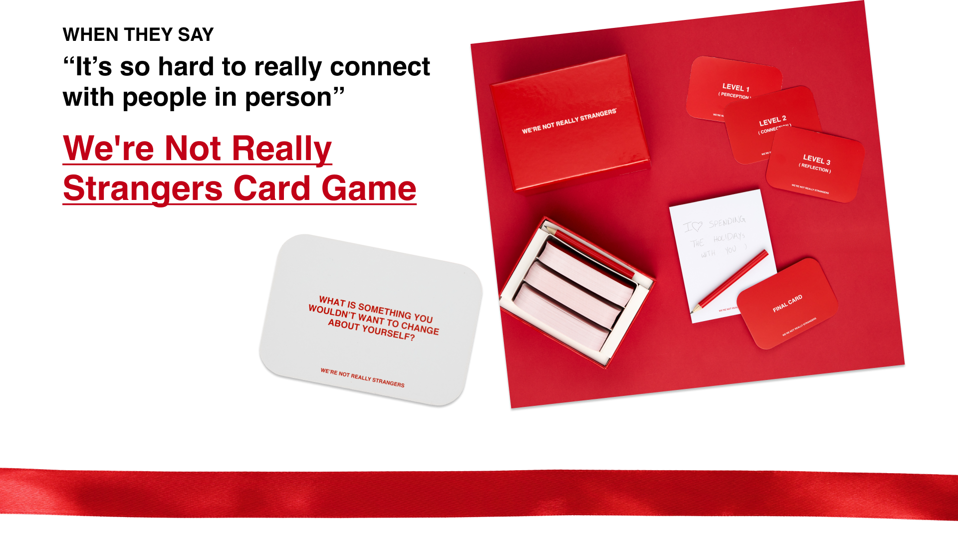 We're Not Really Strangers Holiday Gift Guide 2024